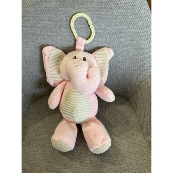 Kellytoy | Toys | Kellytoy Elephant Plush Pink 1 Inch Rattle Crinkle ...